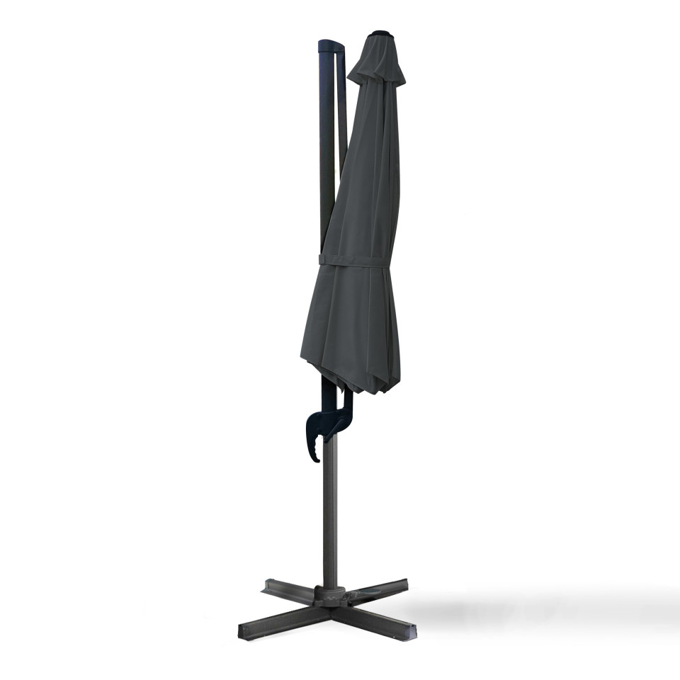 Parasol Sombra 360° rond avec housse de protection