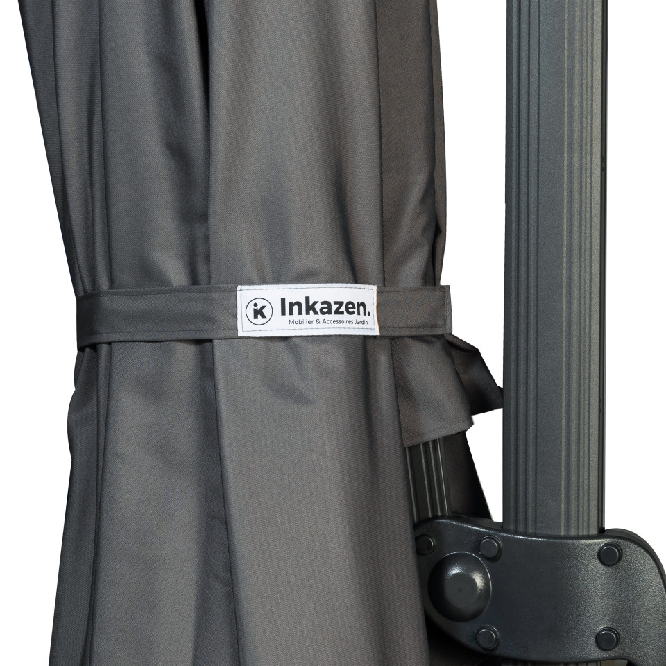 Parasol Sombra 360° rond avec housse de protection